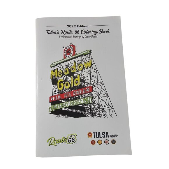 Tulsa | Toys | Tulsa Route 66 Coloring Book 222 Edition By Danny Martin ...
